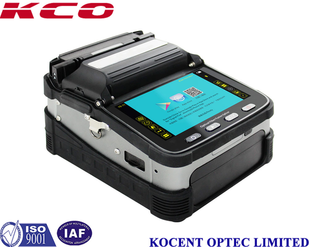 AI8 Fiber Optic Splicing Machine Core Alignment FTTH Drop Cable Fusion ...