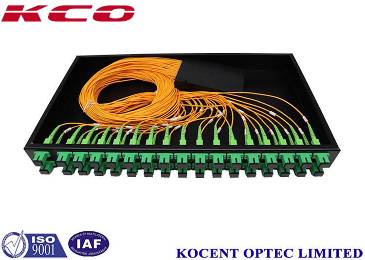 1U 2x32 Fiber Optic Splitter Telcordia Compliant