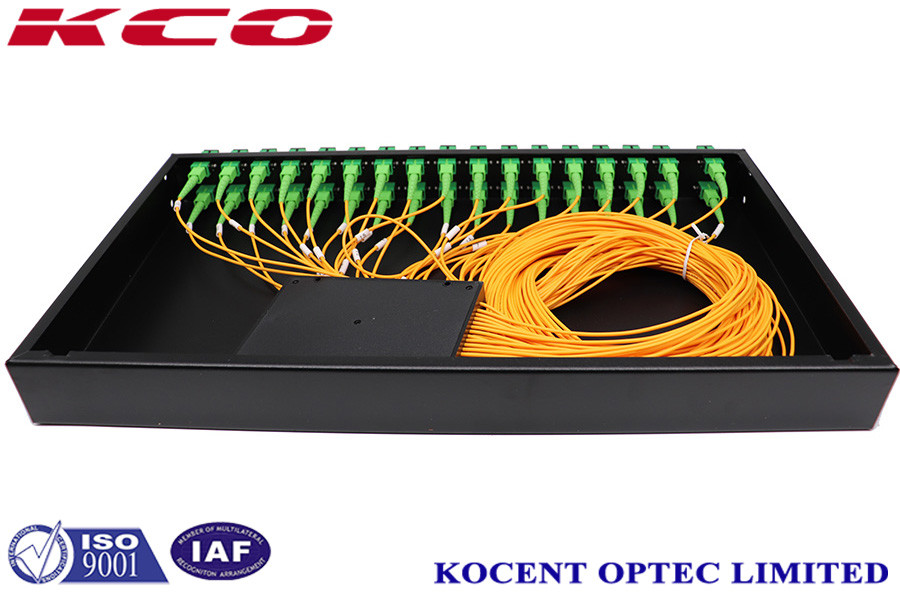 1U 2x32 Fiber Optic Splitter Telcordia Compliant