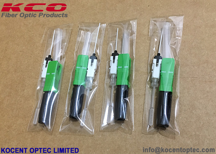 SC/UPC Hot Melt Fiber Optic Ftth Fast Connector 0.9mm Pigtail SOC Data ...