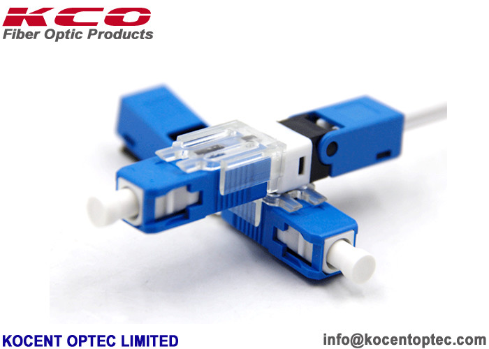 Telecom 3D Pass Fiber Optic Quick Connector , Field Quick Assembly ...
