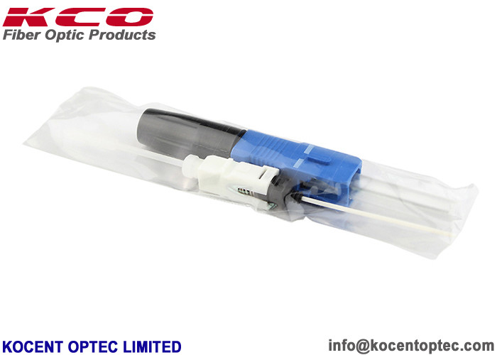 SC/UPC SOC Fiber Optic Fast Connector 0.2dB 55dB >60N