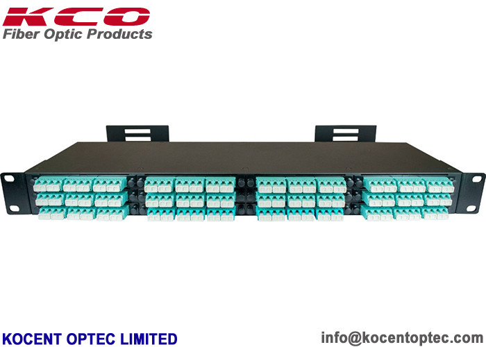 MPO MTP Fiber Optic Patch Panel , 144 Fiber 12 Core Optical Fiber Patch ...