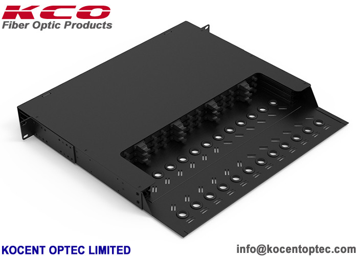 Slide Type 144 Core MPO Patch Panel Rack Mount Terminal Box 19 ...