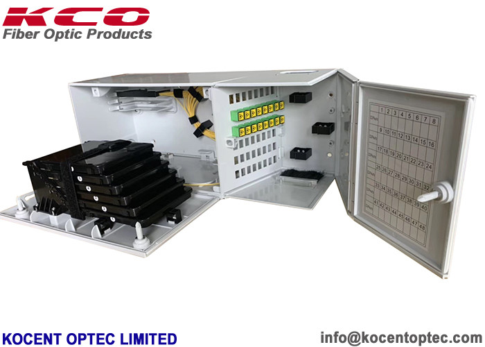 48 Port Wall Mount Fiber Termination Box MODB Splitter Distribution KCO ...