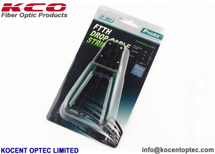 FTTH Drop Cable Stripper / Fiber Optic Tools Drop Cable Crimpping Tools ...