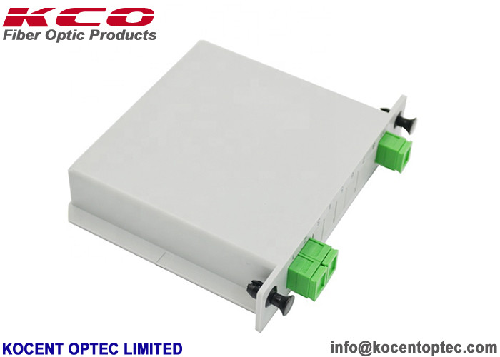 1x2 LGX Box Fiber Optical Splitter 1*2 SC/APC Connector For FTTH FTTA ...