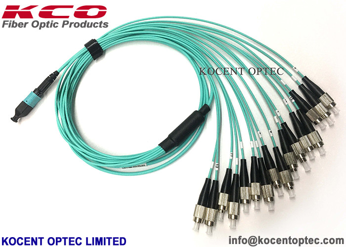 0.2dB Insertion Loss MPO MTP Patch Cord High Density Cable OM3-300 50/ ...