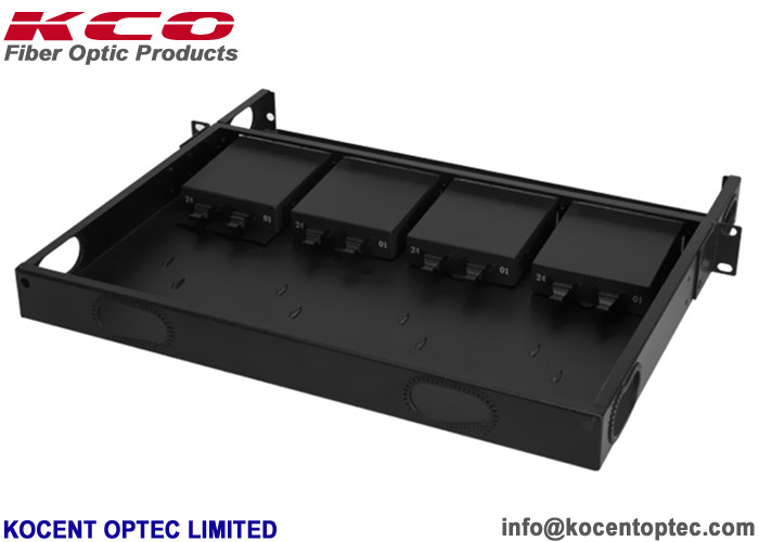 High Density 96fo 96core 19'' 1U OM3 OM4 MPO MTP Fiber Optic Patch ...
