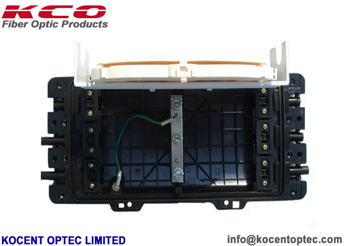 IP65 Outdoor FOSC Horizontal 3in 3out IP68 72fo Fiber Optical Splice ...