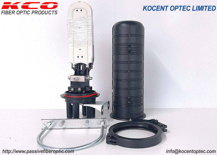 96fo 4 Ports Vertical IP65 Fiber Optical Cable Splicing Enclosure Box ...