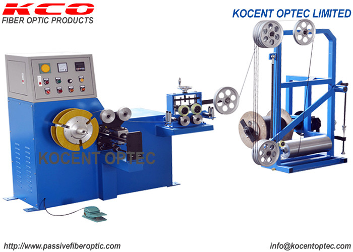 Half Automatic Fiber Optic FTTH Drop Cable Rolling Cutting Machine