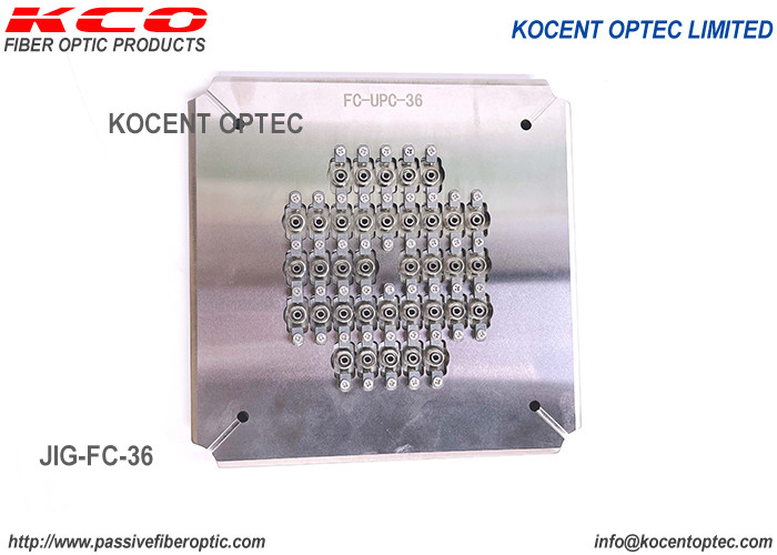 36 Connector Polishing Jig SPC Structure FC UPC APC Fiber Optic ...