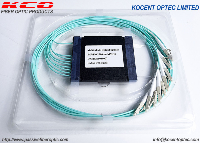 Multimode OM3 Fiber Optical Coupler PLC Splitter 1*2 1*4 1*8 SC LC FC ...