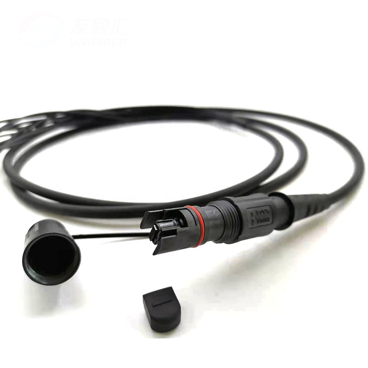 Outdoor CPRI MPO MTP 12 Cores Optical Fiber Patch Cord For Telecom ...