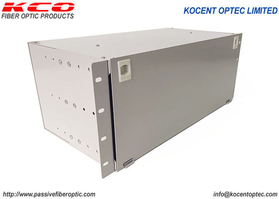 4U 16 Slot LGX Plc Splitter Rack Mount Chassis Box For FTTH FTTx