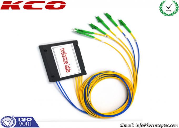 Corning PLC Fiber Optic Splitter 2x4 ABS Module with LC / APC Connector