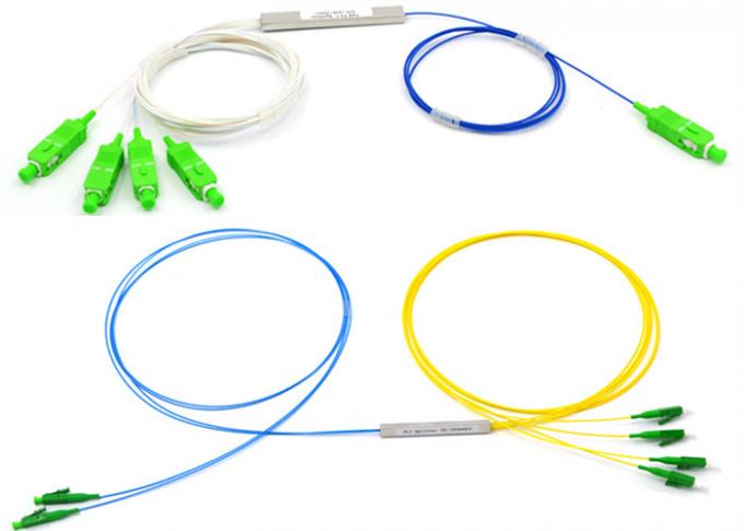 Planar Waveguide 1x2 PON GPON Splitter Optical Fiber 0.9mm 1.5m LSZH