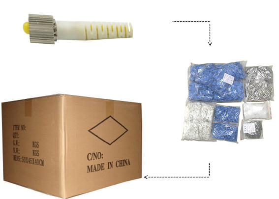 D4 fiber optic connectors special optical fiber connector for SM MM ...