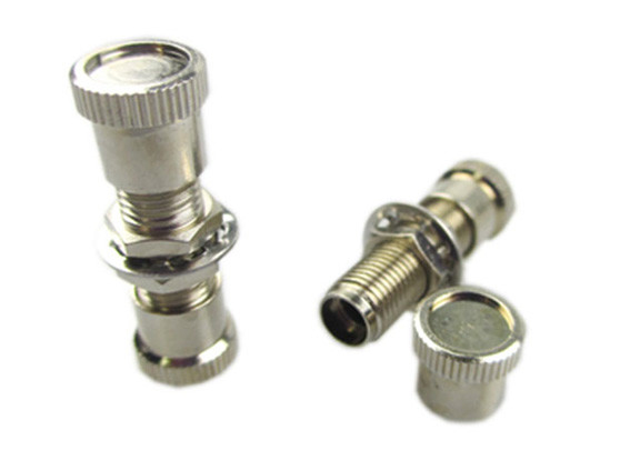 Metal Fiber Optic SMA Adapter , SMA Fiber Optic Connector Multimode Simplex