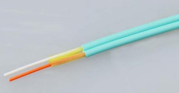 Duplex Zipcord Fiber Optic Breakout Cable Single Mode Tight Buffered